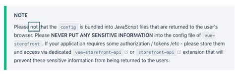 Typo In Docsguidebasicsconfigurationmd · Issue 4920 · Vuestorefrontvue Storefront · Github