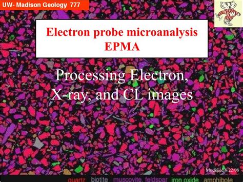 PPT Electron Probe Microanalysis EPMA PowerPoint Presentation Free Download ID 342588