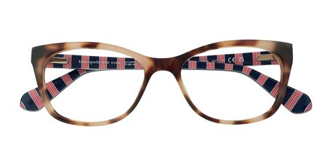 Glasses Direct ™ Posi Rectangle Tortoise Tan Frame Glasses For Women