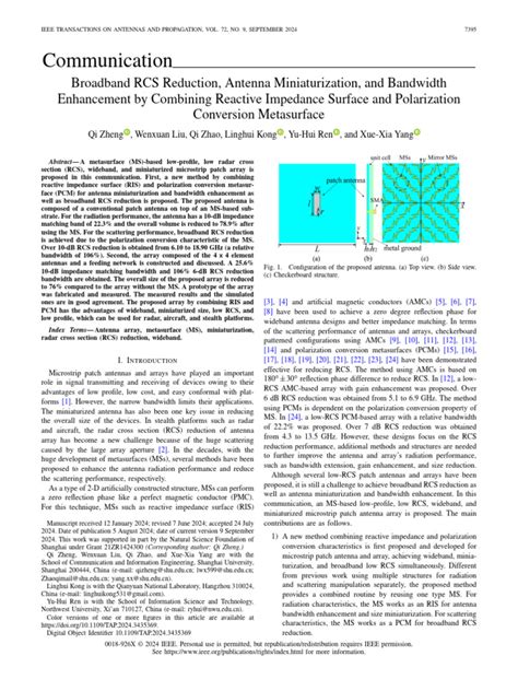 Broadbandrcsreductionantennaminiaturizationandbandwidthenhancementbycombiningreactive