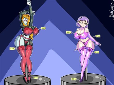 Rule 34 2girls Aged Up Alternate Breast Size Amity Blight Brainwashed Breasts Crossover Doll