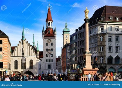 Munich Germany April 10 2023 Old Town Hall Or Altes Rathaus In