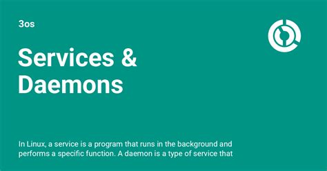 Services Daemons Os