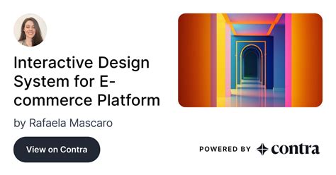 interactive design system for e commerce platform by rafaela mascaro