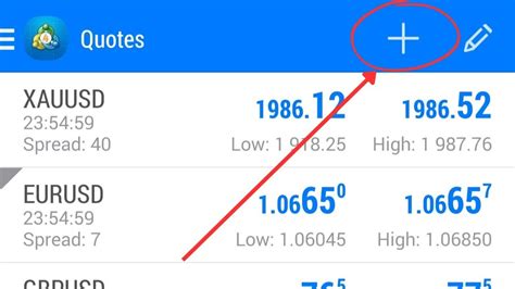 How To Add A Forex Pair To Your Quotes On Mt4 Mt5 Youtube