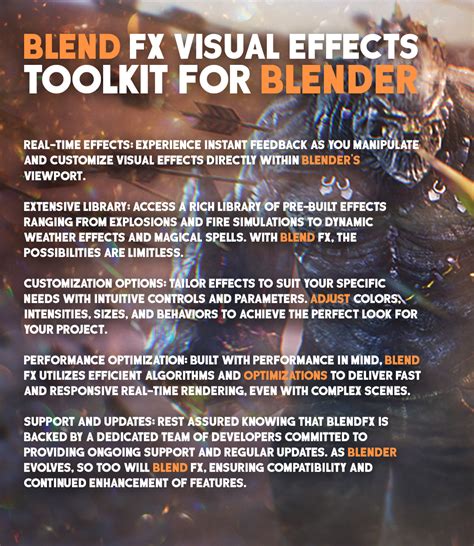 Blend Fx Visual Effects Toolkit Blendernation Bazaar