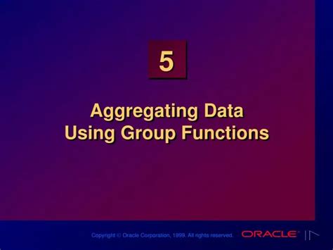 Ppt Aggregating Data Using Group Functions Powerpoint Presentation