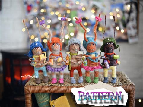 Crochet Pattern Cockroach Bug Amigurumi Insect Animal Toy English Pdf