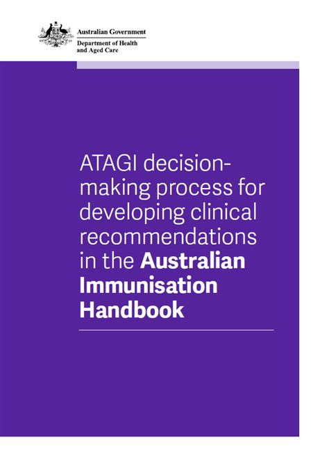 Atagi Decision Making Process For Developing Clinical Recommendations