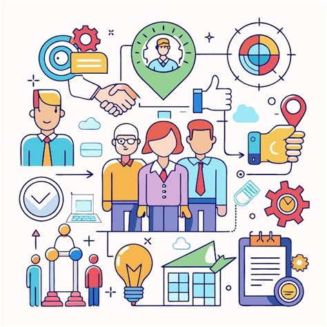 Premium Vector Illustration Of A Team Of People Working Together On A Project