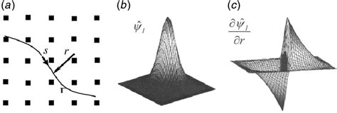 A Local Coordinates Of The Discretized Material Interface B Download Scientific Diagram