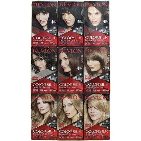 Revlon Colorsilk 3d Hair Colour Ammonia Free 130ml Shopee Singapore