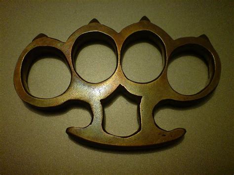 Weaponcollectors Knuckle Duster And Weapon Blog Handmade Brass