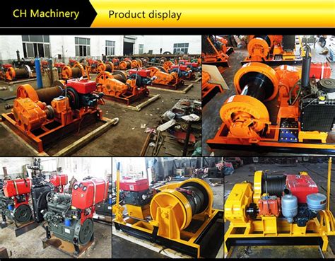 Diesel Engine Driven Power Hoist Winch Heavy Duty Manufacturers China