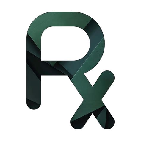 Prescription Icon Green Dark Lines Texture Premium Ai Generated Image
