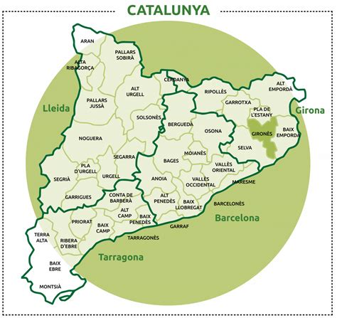 Mapa Comarcal Turisme Gironés