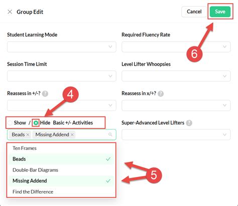 Hiding And Restoring Addition And Subtraction Activities Mathfactlab Knowledge Base