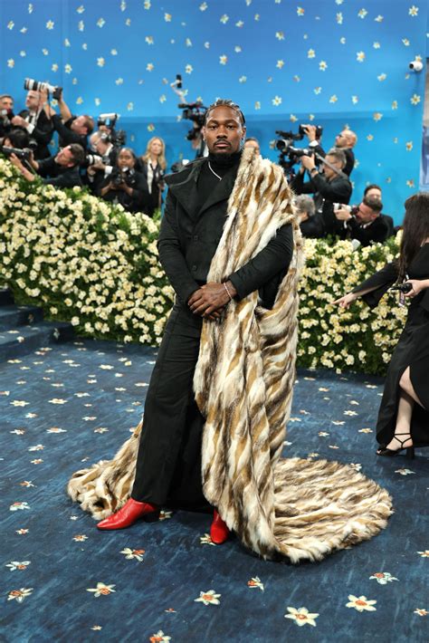 Photos Patriots Stefon Diggs Walked The Runway At The Met Gala