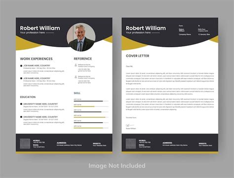 Premium Vector Resume And Cv Layout Set