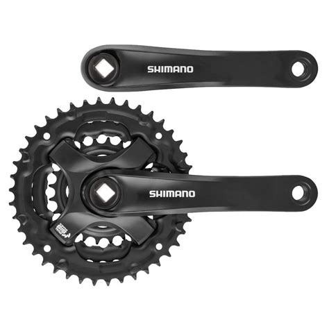 Shimano Tourney FC-TY501 Crank Arm set - 170mm - Black - 42-34-24 ...
