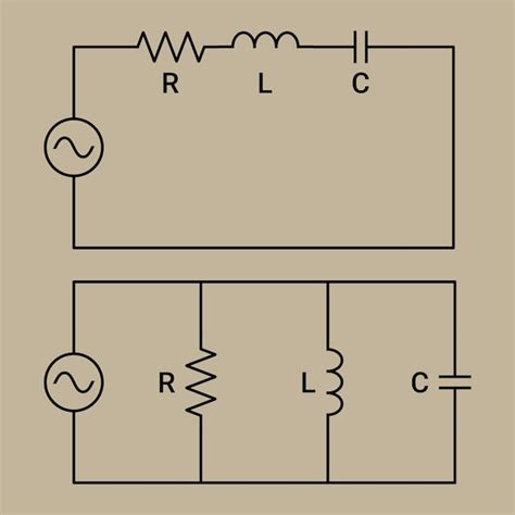 Premium Vector Series And Parallel Rlc Circuit Premium Vector Series And Parallel Rlc Circuit