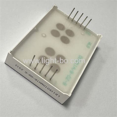 Ultra White Single Digit 38mm 7 Segment Led Display Common Anode For Digital Clock Indicator