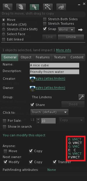 Debug Permissions Second Life Wiki