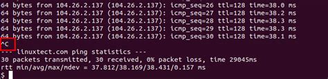 Ping Command In Linux With Examples LinuxTect