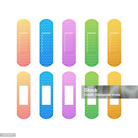 탄성 의료 플라스 터 접착 붕대 고집 석고 컬렉션 이라고 벡터 일러스트입니다 가리기에 대한 스톡 벡터 아트 및 기타 이미지 가리기 개체 그룹 건강관리와 의술 Istock