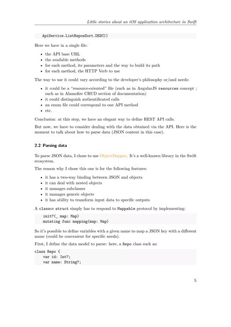 Ios Swift Application Architecture Pdf