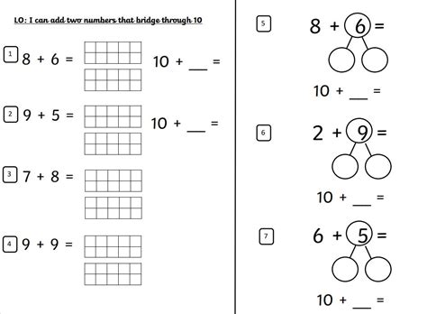 Adding To Bridge 10 Teaching Resources Worksheets Library
