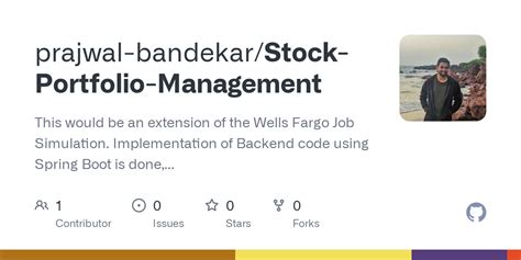 Github Prajwal Bandekarstock Portfolio Management Stock Portfolio Management