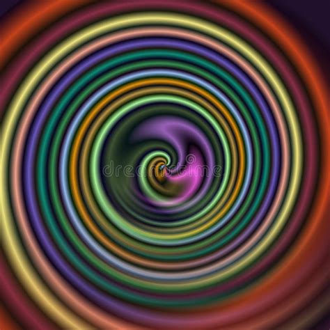 Abstract Circular Fractal Pattern Stock Illustration Illustration Of Pink Chaos 82389317