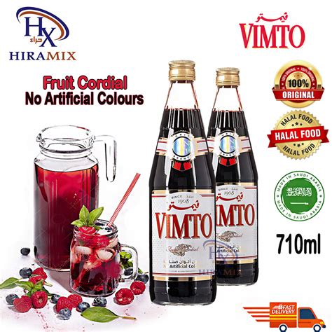 VIMTO Fruit Cordial Vimto Syrup 710ml فيمتو المذاق الأصيل Lazada