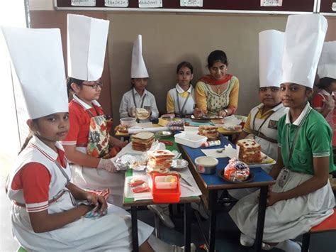 Sandwich Making Activity Dhruv Public School
