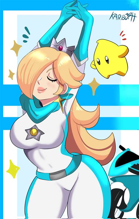 Rosalina Luma And Biker Rosalina Mario And More Drawn By Karbuitt