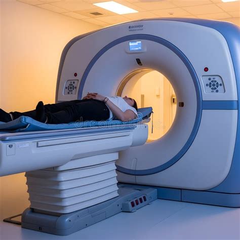 Patient Undergoing Ct Scan Stock Illustration Illustration Of Services