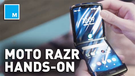 Hands On With The Foldable Motorola Razr Tech