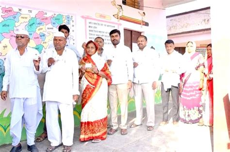 Sangli Maharashtra 2019 Lok Sabha Elections Phase Ii Ncps Rajesh Vitekar Casts Vote