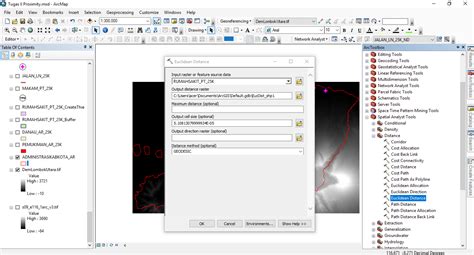 Arcgis Proximity Tools Raster Remote Sensing And Geographic Information System