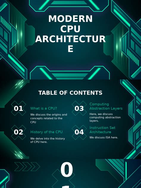 Modern Cpu Architecture Pdf Central Processing Unit Inputoutput