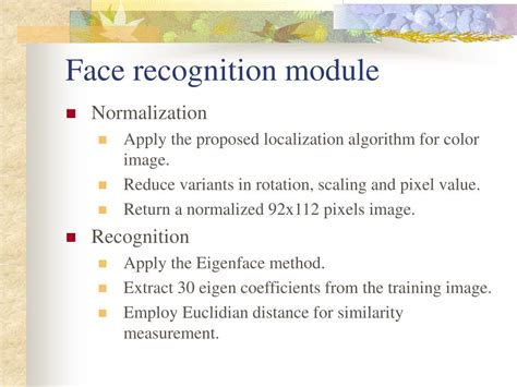 Ppt A Generic Face Processing Framework Technologies Analyses And Applications Powerpoint