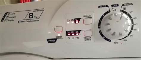 [blanc] Candy Gcc 580 Nb Tous Les Voyants Clignotent