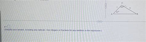 [answered] A Simplify Your Answer Including Any Radicals Use Integers Kunduz