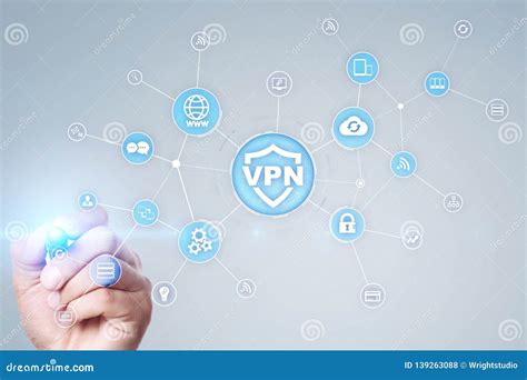 Vpn Virtual Private Network Protocol Cyber Security And Privacy Connection Technology