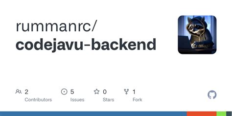 GitHub Rummanrc Codejavu Backend