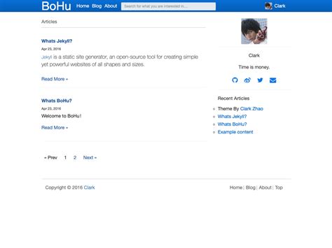 Bohu Jamstack Themes