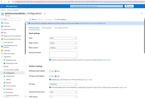 Where Do I Get The Database Name Username And Password On My Web App