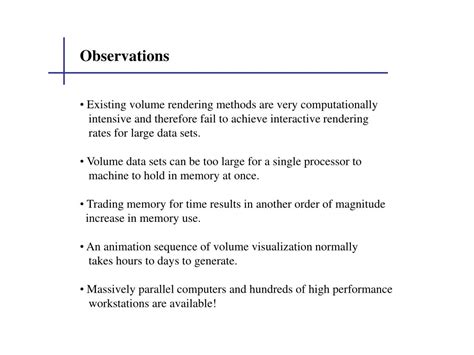 ppt parallel volume rendering using binary swap image composition