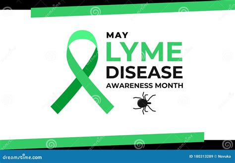 Lyme Disease Awareness Month Vector Banner Warning Poster For Social